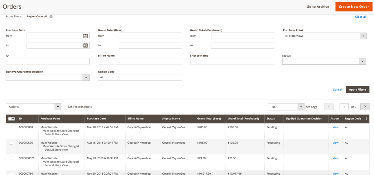 How To Add Column With Filter To Magento 2 Orders Grid Mageworx Blog