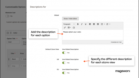 磊 Magento 2 Product Options Suite | Magento 2 Custom Option Extension - Mageworx