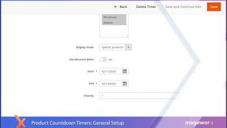 Magento 2 Product Countdown Timer extension - MageWorx