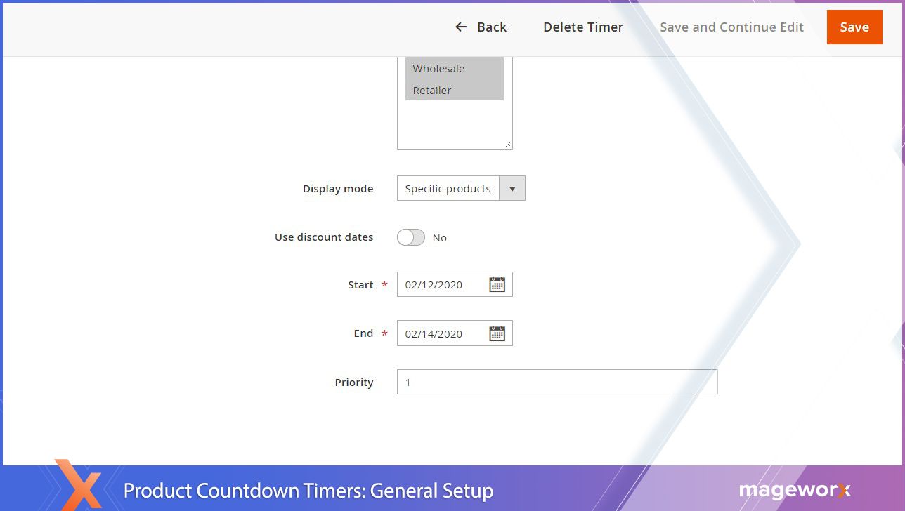 Magento 2 Product Countdown Timer extension - MageWorx