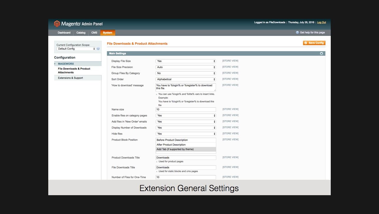 Magento File Upload / Download | Magento Product Attachments extension - Mageworx