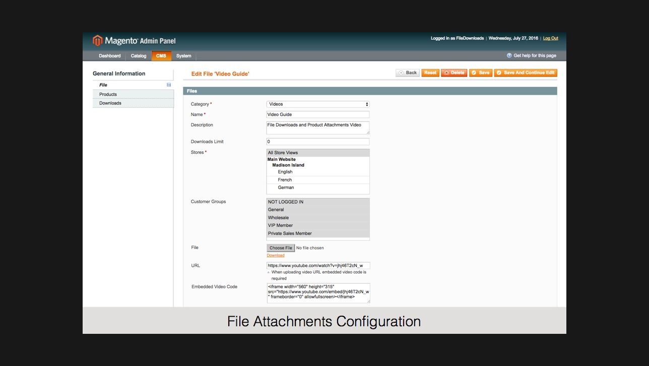 Magento File Upload Download Magento Product Attachments Extension