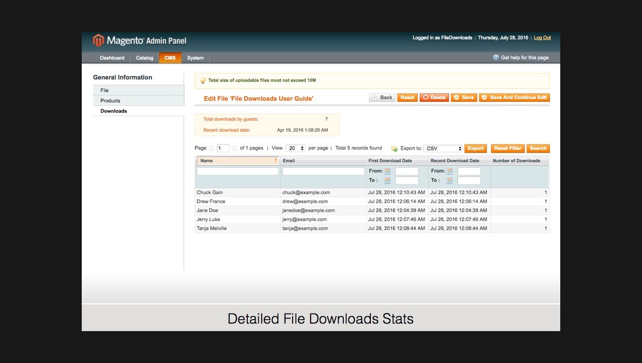 Magento File Upload Download Magento Product Attachments Extension