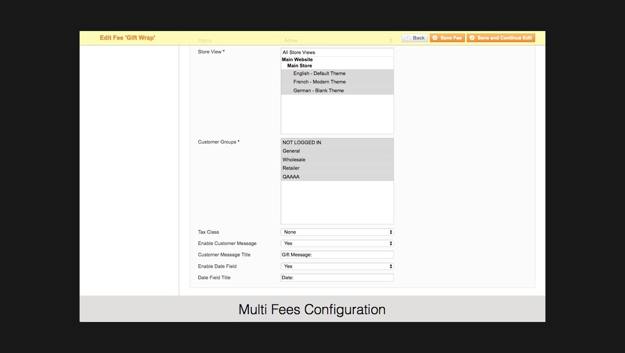 Magento Extra Fee | Magento Multi Surcharges for Extra Services ...
