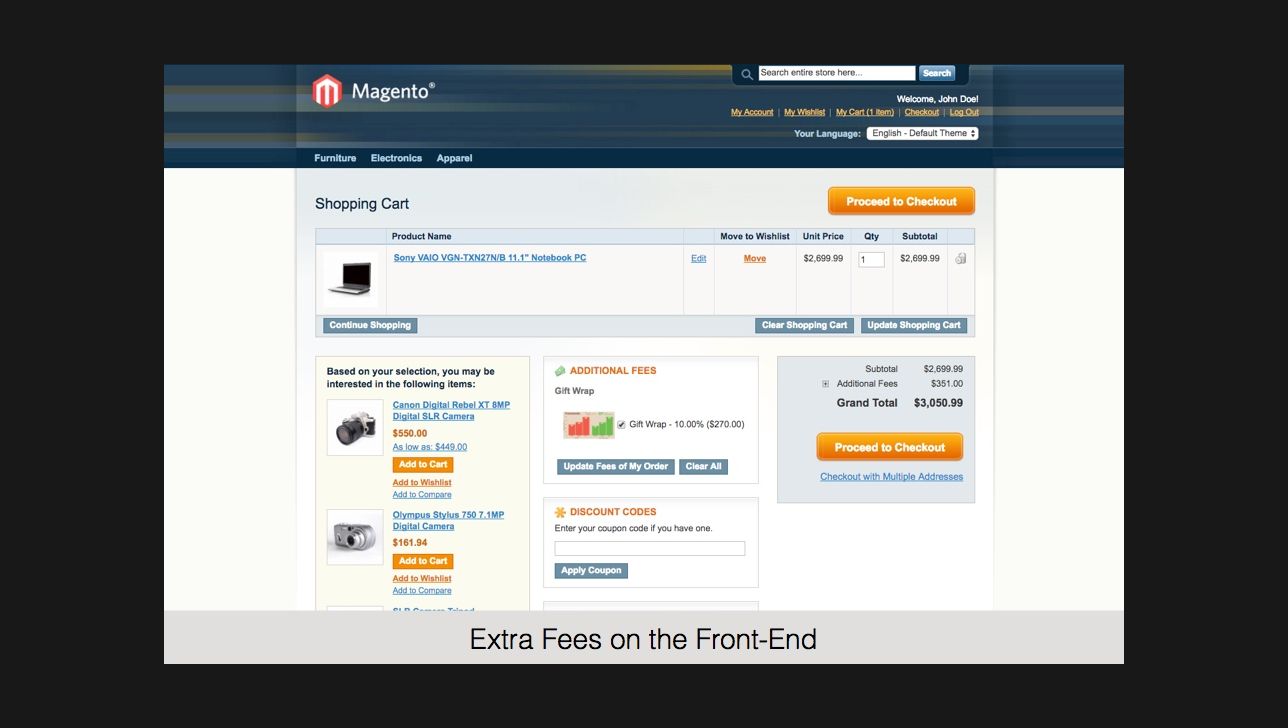 Magento Extra Fee | Magento Multi Surcharges for Extra Services extension - Mageworx