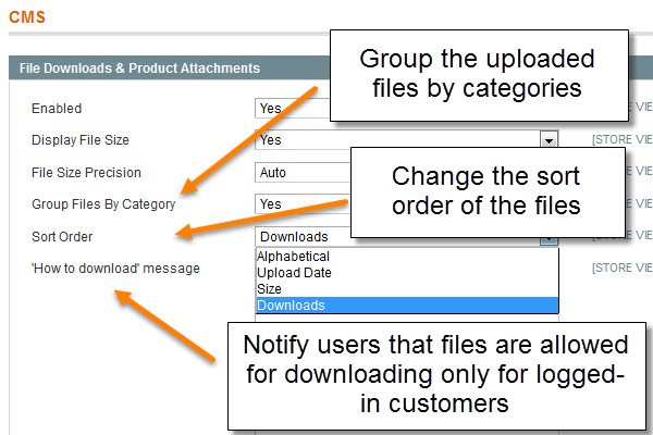 Magento File Upload / Download | Magento Product Attachments extension - MageWorx